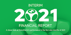 iGaming news | Strong nine months for EveryMatrix